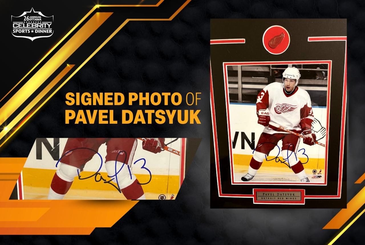 Signed Photo of Pavel Datsyuk | Powered by Givergy