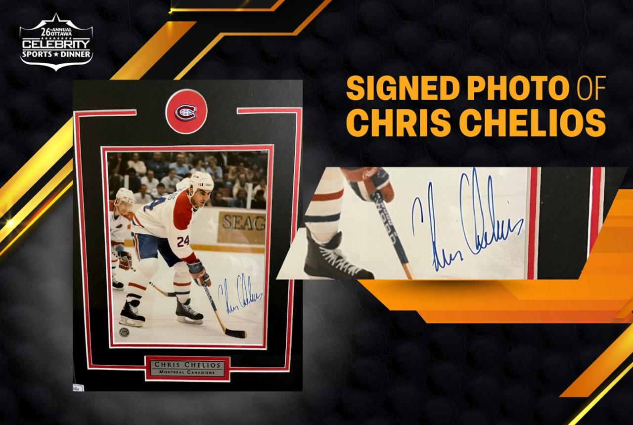 Signed Photo of Chris Chelios | Powered by Givergy